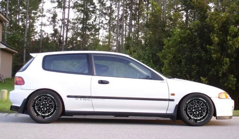 VMS Racing Black Modulo Milling Finish Drag Racing Wheel Rim 15x8 4X10 ...